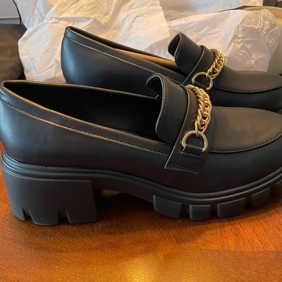 JustFab | Shoes | Leli Chain Detail Lug Sole Loafer | Poshmark
